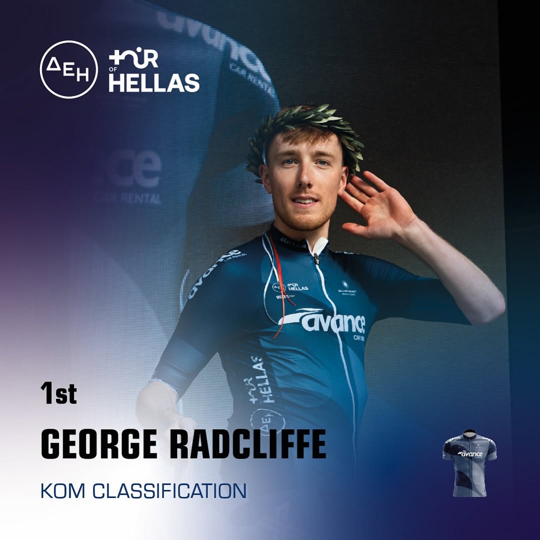 GEORGE RADCLIFFE CLAIMS KOM LEADERSHIP IN STAGE 01 OF ΔΕΗ TOUR OF HELL
